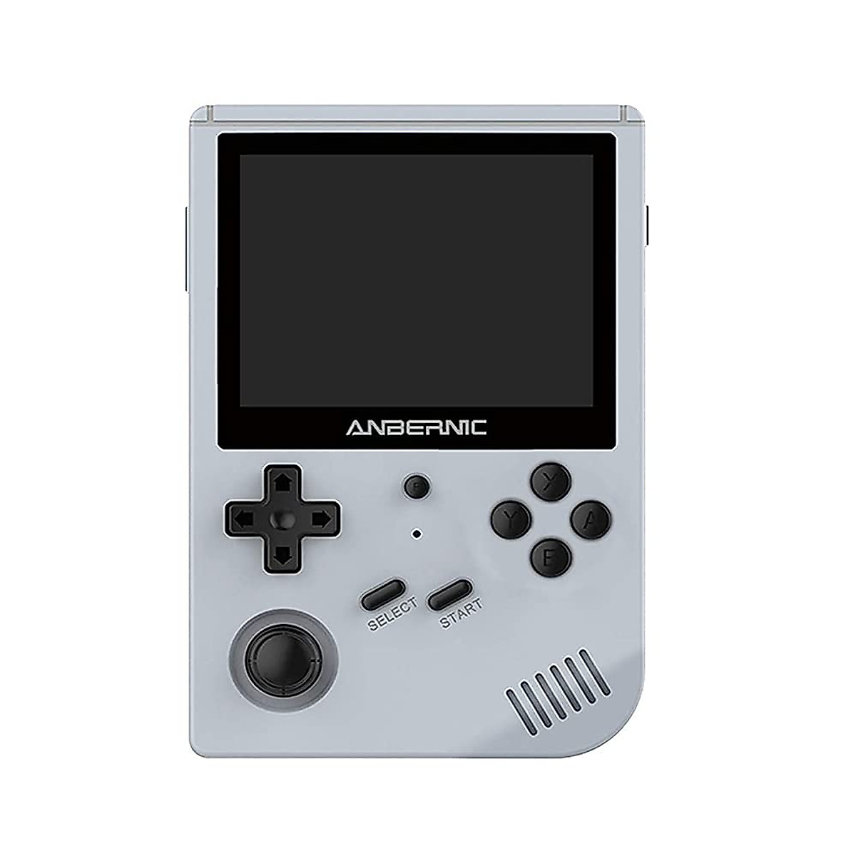 Grey Handheld Game Retro Console, 3.5 inch IPS Screen Portable Game Console with 64G TF Card Preinstalled with 5000+ Classic Game Gameboy Handheld