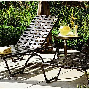 3/4" Wide Vinyl Chair Strap Repair & Replacement Matte Finish for Patio Pool Lawn Garden Furniture 20' Durable Roll - Best for Strapping, Repair & Restoration Coffee #238