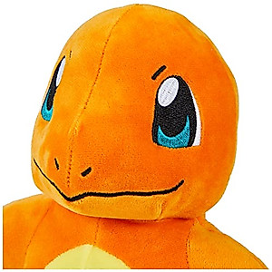 Pokémon Pokemon PKW0060 30 cm Plush - Glumanda Charmander PLUSH-12-Inch Authentic Details-Toys for Kids, Single, Black