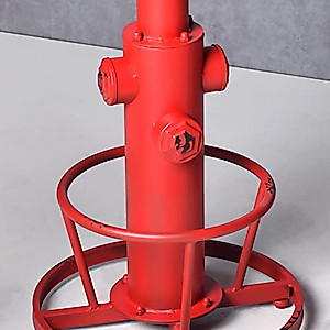 Topower 3-Piece Pub Bar Set Industrial Round Bar Table and Adjustable Height PU Seat Stools with Backrest for 2 Match Bar Height and Counter Barstool Antique Red 1 Table + 2 Chairs