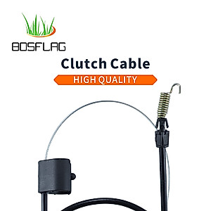 BOSFLAG 946-04091 Control Cable Replaces MTD 946-04091 Clutch Cable, 946 04091, 94604091, 746-04091 Control Cable, 746 04091 Control Cable, 74604091 for Troy-Bilt Squall 521, 721, 5521 Snowblower