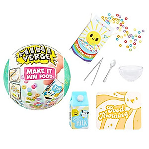 MGA Miniverse Make It Mini Food Cafe Series 1 Mini Collectibles, Blind Packaging, DIY, Resin Play, Stocking Stuffer, NOT Edible, Collectors, 8+, Multicolor (587200)