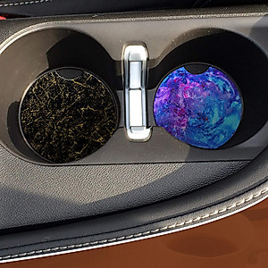 4 Pieces Silicone Resin Mold Keychain Pendant Mold DIY Coaster Mold Crafts Casting Mold Coaster Clay Mold for Homemade Coaster Jewelry Making Tool and DIY Keychain Decoration