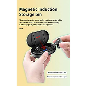 TWS Earphones Wireless Earbuds Headphones for REVVL V Plus 5G Phone, True Stereo Headset Hands-Free Mic Charging Case Compatible with T-Mobile REVVL V+ 5G Model