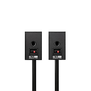 Polk Monitor XT15 Pair of Bookshelf or Surround Speakers - Hi-Res Audio Certified, Dolby Atmos & DTS:X Compatible, 1" Terylene Tweeter & 5.25" Dynamically Balanced Woofer (Pair, Midnight Black)