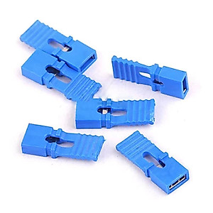 AIMPGSTL 50Pcs 2.54mm Pin Header Jumper Cap Lengthened Short Circuit Connection Cap Mini Micro Jumper Bridge Plug, Circuit Board Jumper Cap Shunts Short Circuit Cap for Arduino