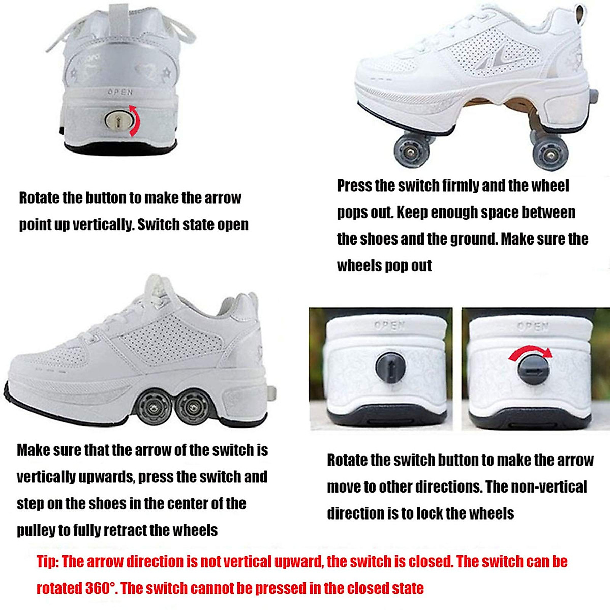 Roller Skates for Women,Roller Skates Adult,Outdoor Skates for Women,Quad Roller Shoes,Shoes with Wheels for Adults,Outdoor Skates for Women,Outdoor Skates for Women,D-35