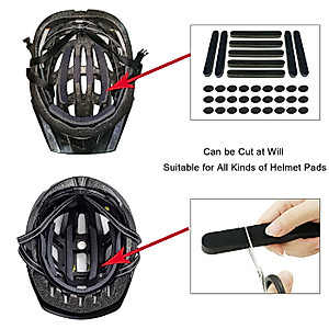 Aoutacc Helmet Padding Kit, Bicycle Replacement Universal Foam Pads Kits Set Mats for Bike Motorcycle Cycling Helmet Accessories