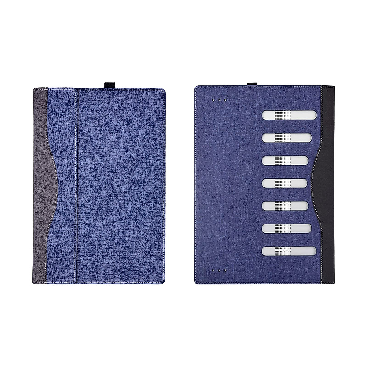 RUNMEIJIA Laptop Case Cover for Hp Spectre X360 16" 16-f / 16t-f 2023 2022 [Do Check Model] Notebook Sleeve Computer Bag Protective PU Leather Shell (Blue)