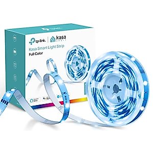 Kasa Smart LED Light Strip, 16.4ft WiFi, Works with Alexa, Google Home, SmartThings, High Brightness with 16 Million Colors, RGB, Grouping, Adjustable Length, Up to 25,000 Hours (KL400L5)