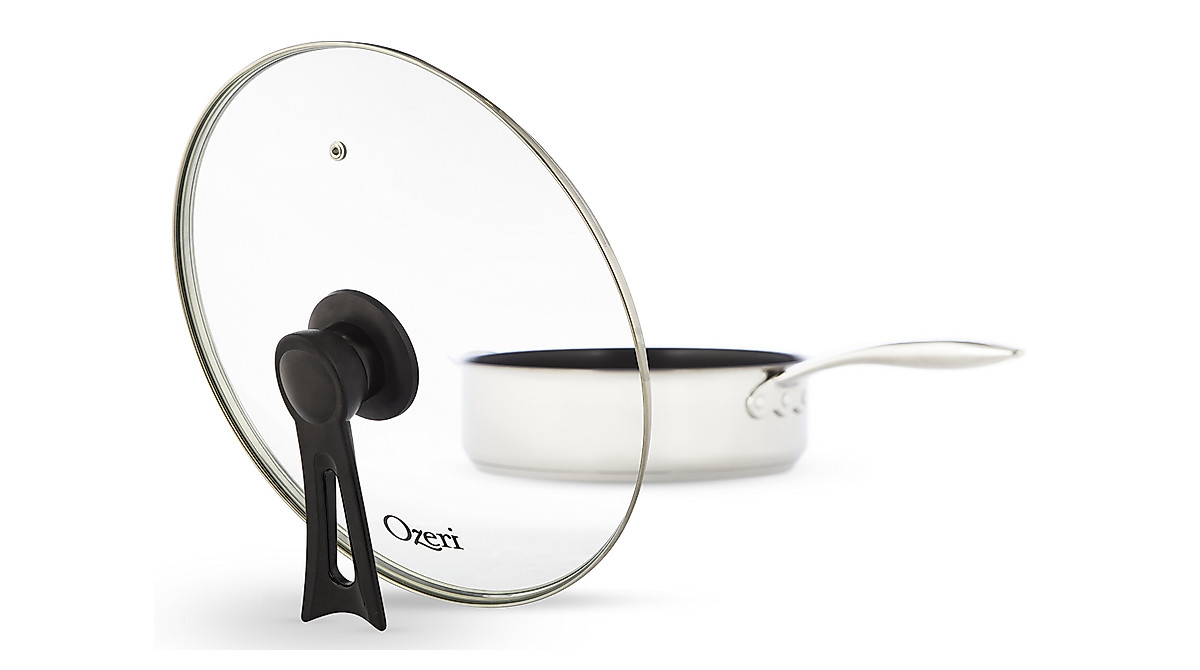 Ozeri Free-Standing Pan Lid | Tempered Glass Design