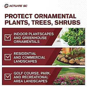 Actuate SC Bifenazate Miticide (8 oz) by Atticus (Compare to Floramite) – Long Lasting Mite Control in Interior and Exterior Landscapes