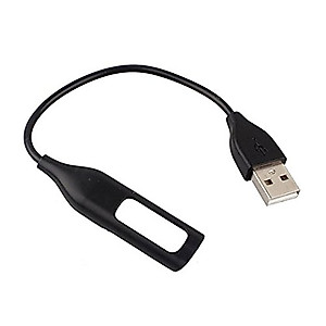 JBtek Black Replacement USB Charging Charger Cable Cord for Fitbit Flex Band Activity Bracelet Charge 0.59 feet
