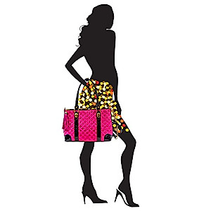 Marino Orlandi Large Tote Purse Violet Rose Leather Satchel Bag Italian Designer Handbag