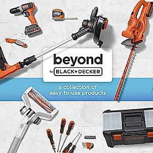 beyond by BLACK+DECKER BLACK+DECKER BDST60500APB Stackable Storage System - 3 Piece Set (Small Toolbox, Deep Toolbox, and Rolling Tote)