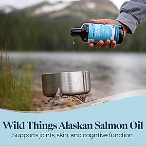 Salmon Oil Omega 3 for Pets, DHA & EPA Wild Alaskan Sustainable for Dogs & Cats | OTIS Healthy Dog Treats | 8oz &16oz (8oz)