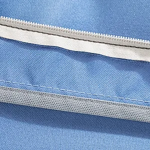 Classic Accessories Ravenna Water-Resistant 42 x 18 x 3 Inch Outdoor Bench/Settee Cushion Slip Cover, Patio Furniture Swing Cushion Cover, Empire Blue, Patio Furniture Cushion Covers