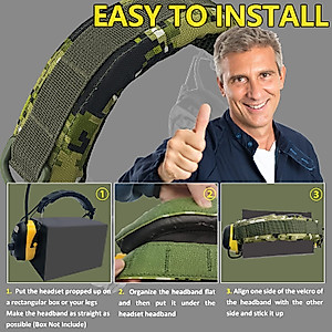 PROHEAR GEP02 Gel Ear Pads and HC01 Tactical Headset Cover for Howard Leight by Honeywell Impact Sport Sync Leightning Earmuffs