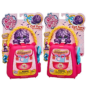 Little Live Pets | Scruff-a-Luvs | Cutie Cuts Lil Snippers Twin Pack | Cut Fur, Reveal, Groom & Love Plush Rescue pet - Styles May Vary
