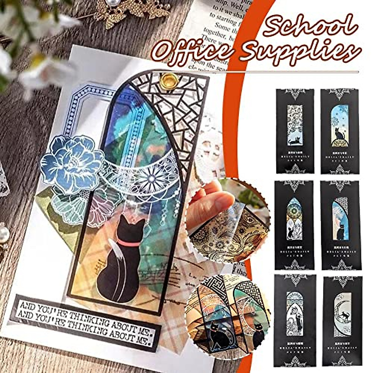 WAITLOVER A Good Day Pet Bookmark Literature and Art Account School 6 Mark Stationer Folder Book Daily Book A1l7 Reading Page