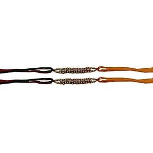 IndiaBigShop Rakhi for Brothers 14 Stone Rakhi Thread Raksha bandhan Gift for your Brother Vary Color and Multi Design - Set of 2