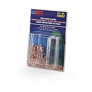 Lee's Pet Products ALE13052 2-Pack Undergravel Elbow for Aquarium Filter, 1-Inch
