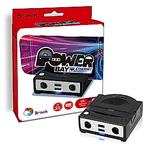 Brook Power Bay Ethernet - Portable, Fast Charging, Dock Stand, Docking Station for Nintendo Switch, Built-in Ethernet Port and GameCube Controller inputs, Supports HDMI Output, Stable Network Connect