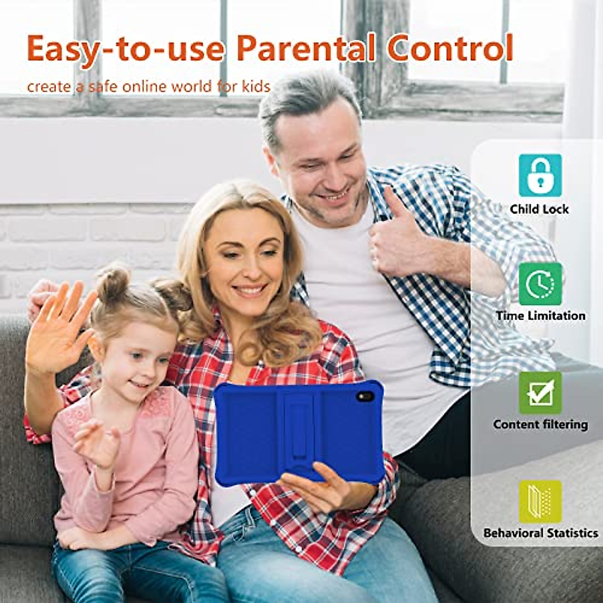 ATOZEE 8 Inch Kids Tablet, Android 11 Toddler Tablet, 32GB ROM+2GB RAM ...