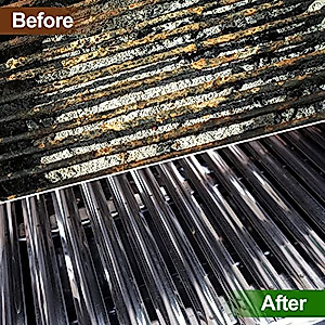 Luckywall Stainless BBQ Grill Brush Set with Scraper and Cleaning Accessories for Outdoor Barbecue -Bristle Free and Safe for Grill Grates， Perfect Grilling Gifts for Men