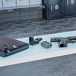 Barska AX11970 Portable Biometric Compact Lock Box for Home and Office