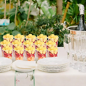 Plastic House Clear Plastic Cups Bulk - 7 oz. (Pack of 100) - Disposable Plastic Drinkware, Perfect Clear Drinking Cup for Cold Drinks And Everyday Use