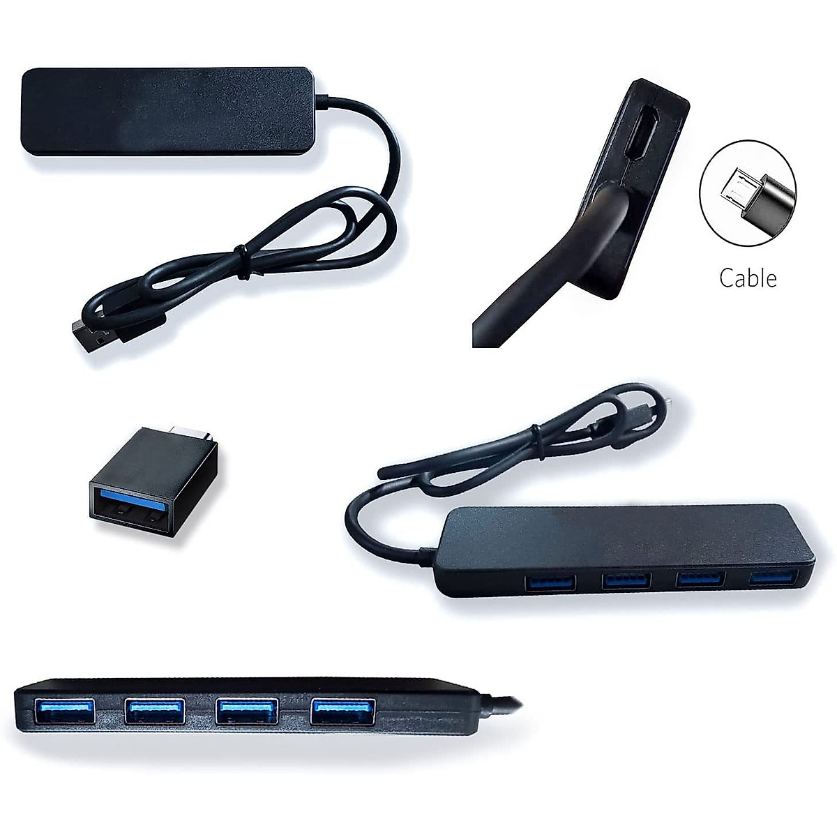 Dell Desktop Computer PC Small Form Factor Intel Core i5-6th Gen, 8 GB RAM, 512 GB SDD, Keyboard and Mouse, Wi-Fi Bluetooth, New 24 Monitor, 4 in 1 USB Hub, 16 GB Flash Drive Windows 10 Pro (Renewed)