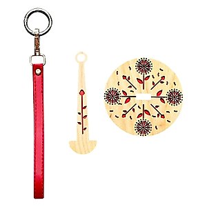 Portable Wrist Yarn Holder Wrist Pendant Yarn Ball Holder Mini Minder Prevents Yarn Tangling and Misalignment Ultimate Companion for Every Knitting and Crochet Enthusiast (Red)