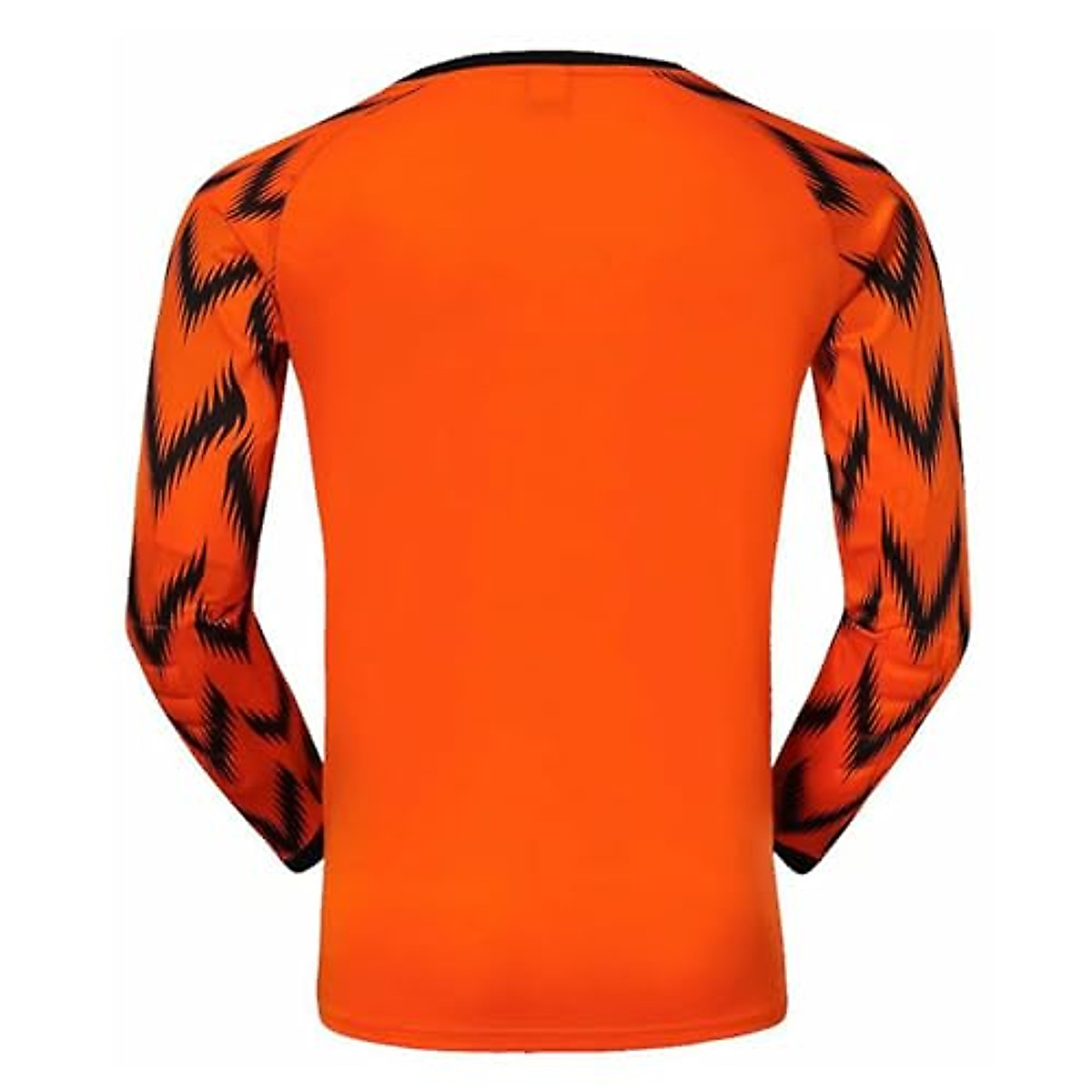 inhzoy Boys Football Goalkeeper Shirts and Pants Kit Sponge Padded Jersey Soccer Goalie Keeper Uniform Suit Orange 9-10 Years