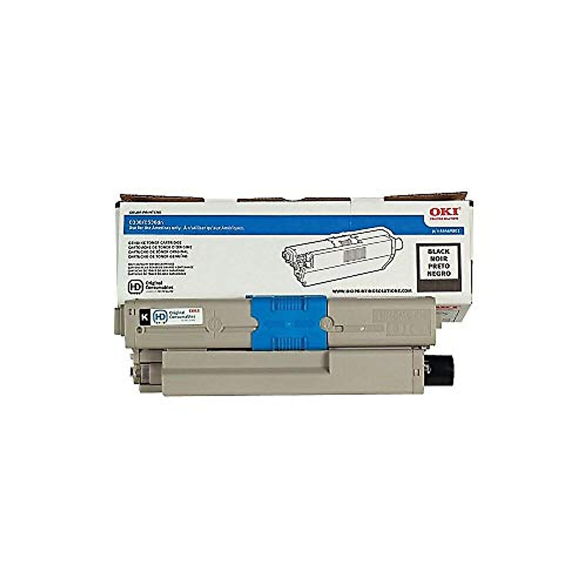 OKI 44469801 44469801 Toner, 3,500 Page-Yield, Black