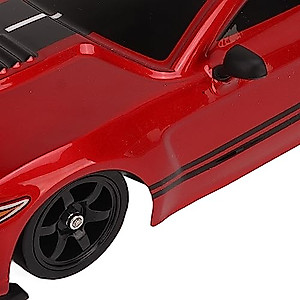 PenRux RC Car, Cool Appearance Long Control Distance High Speed Drifting RC Car Toy with LED Lights for Home (Dual Batteries (Included))