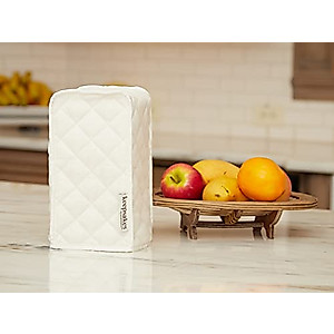 Covermates Keepsakes – Can Opener Cover – Dust Protection - Stain Resistant - Washable – Appliance Cover-Cream