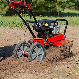 Toro Full Size Front Tine Tiller, 163cc Briggs & Stratton 4-Cycle Engine, Adjustable Tilling Width Up to 21", Variable Wheel Settings, Model Number: 58602
