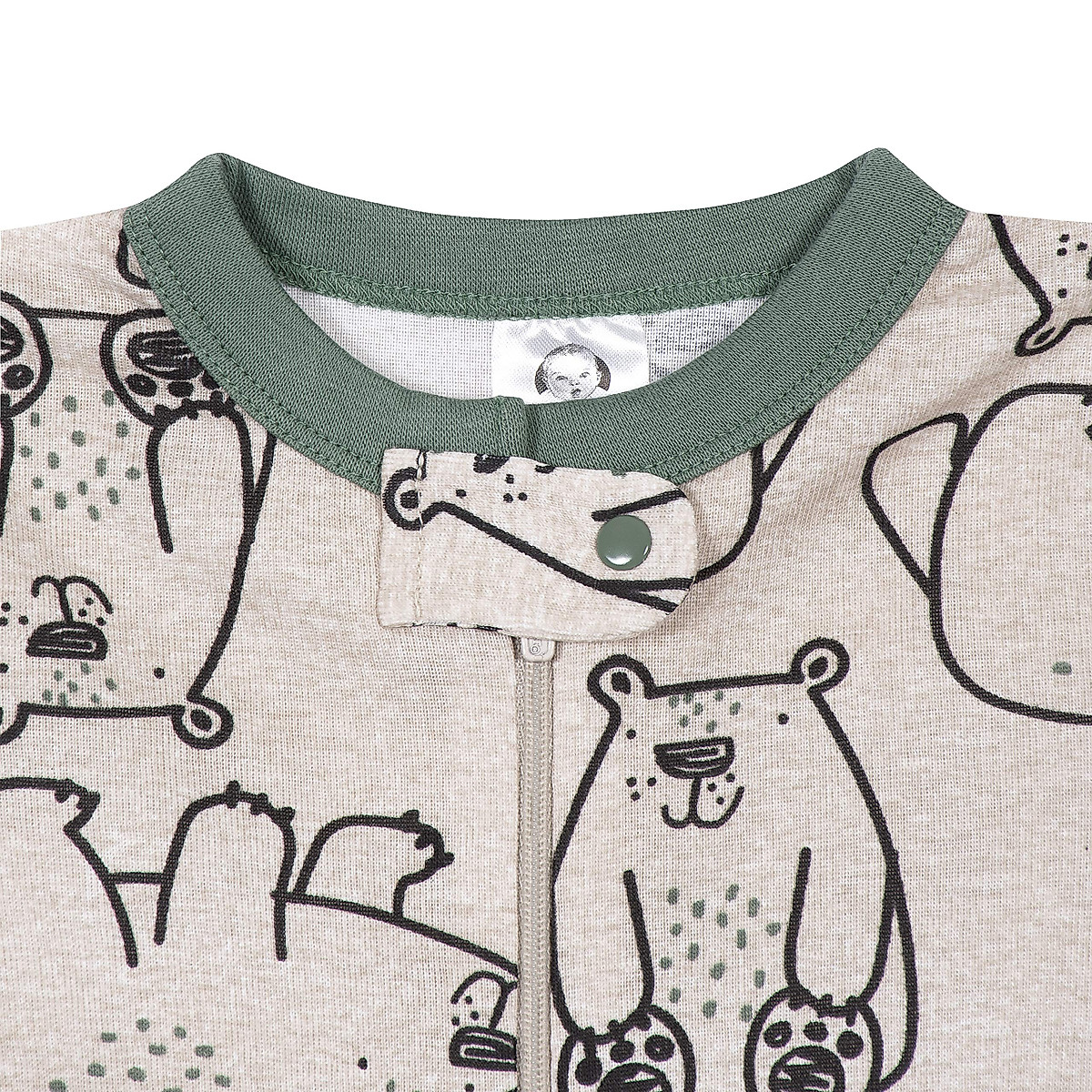 Gerber Baby Boys' 4-Pack Footed Pajamas, Bears & Trucks Grey, 12 Months