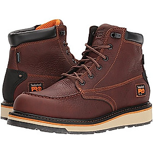 Timberland PRO Men's Gridworks Moc Soft Toe Waterproof Industrial Boot, Brown, 8.5 M US