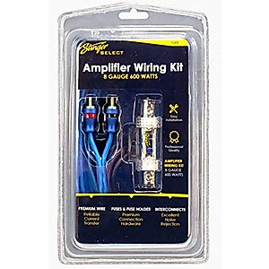 Stinger 8 Gauge 600-Watt Complete Auto Amplifier