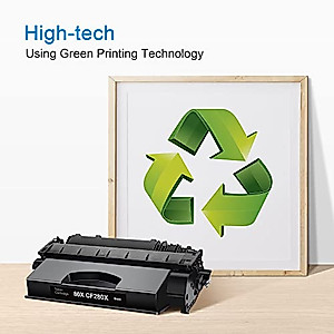 80X 80A CF280X CF280A ECHALLENGE Compatible Toner Cartridge Replacement for Hp 80X 80A CF280X CF280A to use with Pro 400 MFP M425dn M401 M401a M401d M401dn M401dne P2035 P2035N P2055D Printer(2 Black)