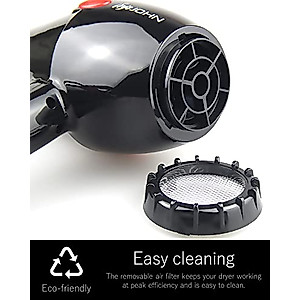 Powerful 2200w Ionic Hair Dryer, Fast Drying Professional Salon Blow Dryer, JOHN Blast Turbo 6900