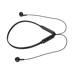 DAUERHAFT Wireless Neckband Headset, Sports Headphone High Fidelity Sweatproof Deep Bass for Running(Black)