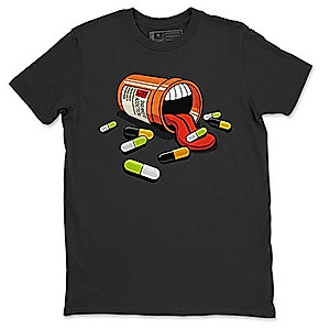 Sneaker Addiction T-Shirt - Volt Gold Sneaker Matching Outfit (Black/S)