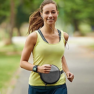 CD Player Case Compatible with ARAFUNA/ for Miuscall-C/ for MONODEAL/ for Tyler/ for Lukasa/ for HOTT/ for Oakcastle CD Player, Storage Carrying Holder with Waist Band & Handle (Box Only)