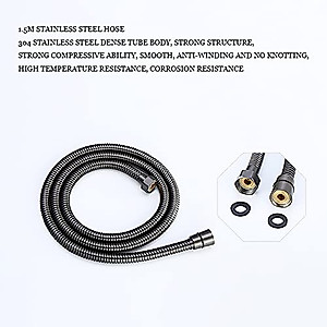 MINJING Handheld Bidet Sprayer 2 Spray Modes Baby Cloth Diaper Sprayer Cold Water Toilet Sprayer Wall Mounted Brass Handheld Sprayer Kit with Angle Valve, High Pressure,Gun Gray