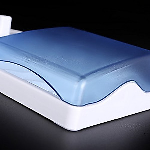 LEZHISNUG Portable Toothbrush Stand for Oral-B Electric Toothbrush, Compatible with D12 D16 D20 D29 D34 D36; PRO600-PRO7000, Holds 4 Brush Heads, 1 Charger, 1 Toothbrush