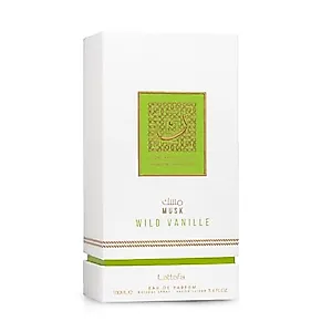 Lattafa Thameen Collection Musk Wild Vanille Eau de Parfum Spray for Women, 3.4 Ounce