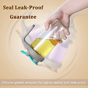 Wide Mouth Mason Jar Pour Spout Lids with Handle Reusable Plastic Flip Cap Lid,Leak-proof Airtight Seal Black, 86mm (Jar Not Included)